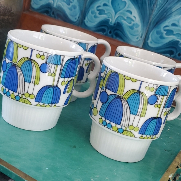 Vintage | Kitchen | Vintage Mod Coffee Cups | Poshmark